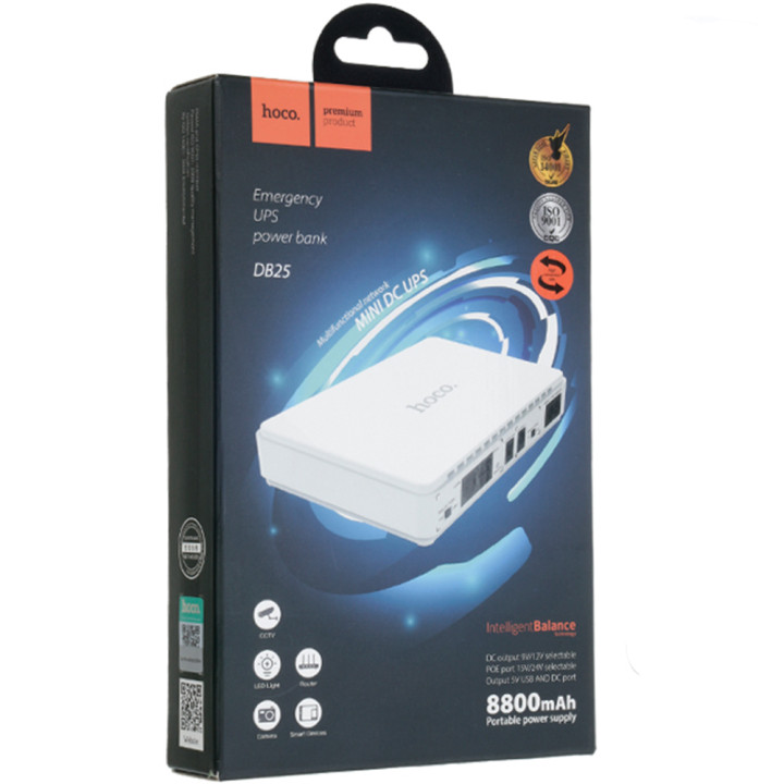 Купить PowerBank для роутерів Hoco DB25 (8800 mAh), 5v/9v/12v, White по ...
